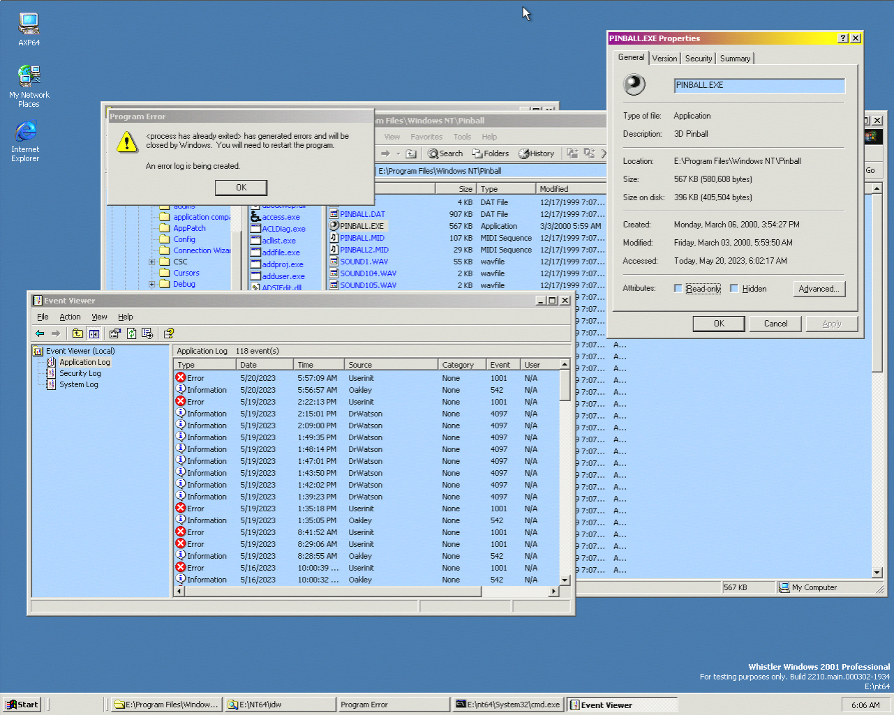 Windows 2000 64-bit for Alpha AXP | Virtually Fun