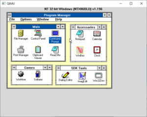 Fun with Windows ePDK NT 3.1 build 196 & Some Xenix fun! | Virtually Fun