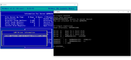 Microsoft’s Netware emulators | Virtually Fun