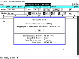 Compiling Microsoft Word 1.1a for Windows | Virtually Fun