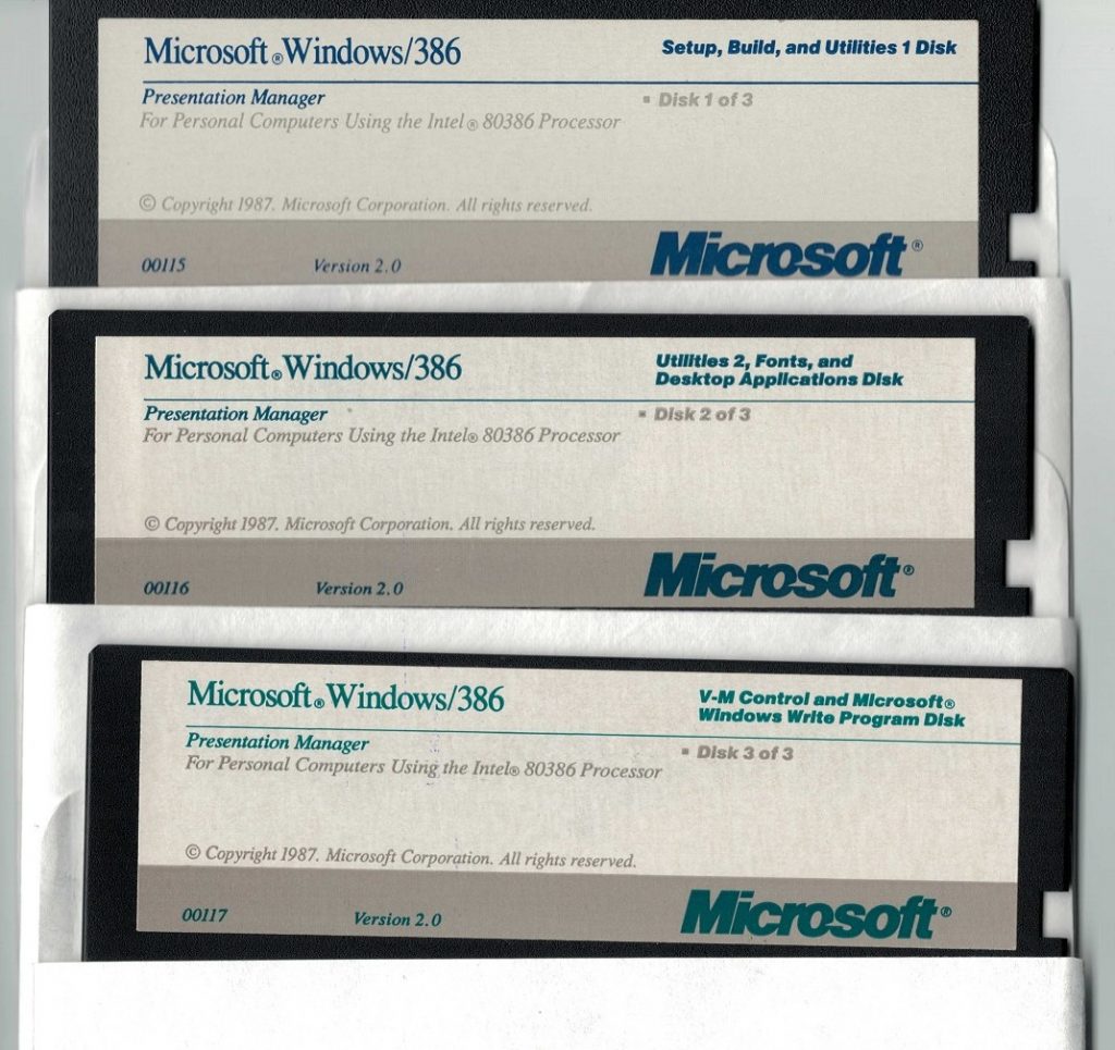 Windows/386 v2.0(3) | Virtually Fun