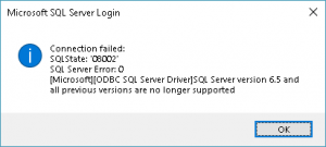 Loading the MS SQL 6.5 drivers on Windows 10 | Virtually Fun