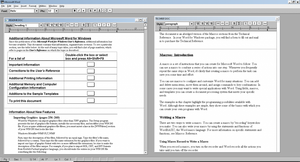 Compiling Microsoft Word 1.1a for Windows | Virtually Fun