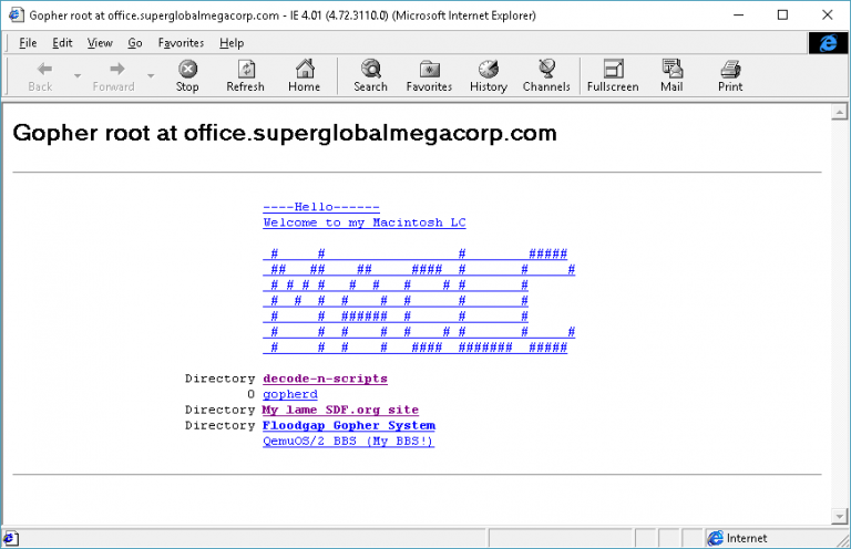 Gopher kills the LC | Virtually Fun