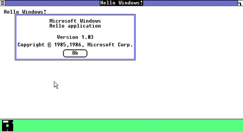 Examining Windows 1.0 HELLO.C | Virtually Fun