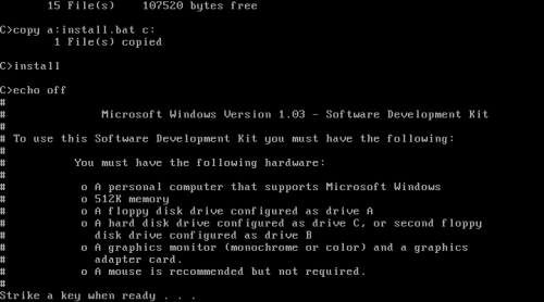Examining Windows 1.0 HELLO.C | Virtually Fun