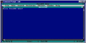 Wanted: Console Text Editor for Windows | Virtually Fun