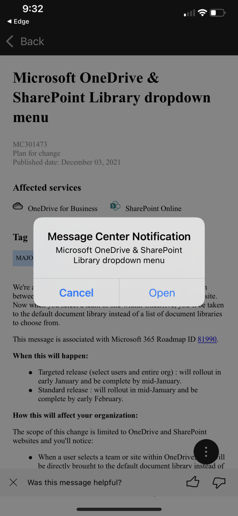 Microsoft OneDrive & SharePoint Library dropdown menu insanity! | Virtually Fun