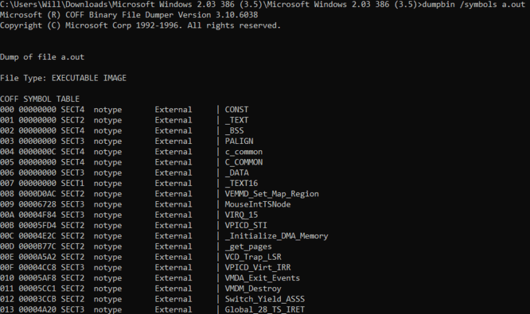 UNAUTHORIZED WINDOWS/386 | Virtually Fun