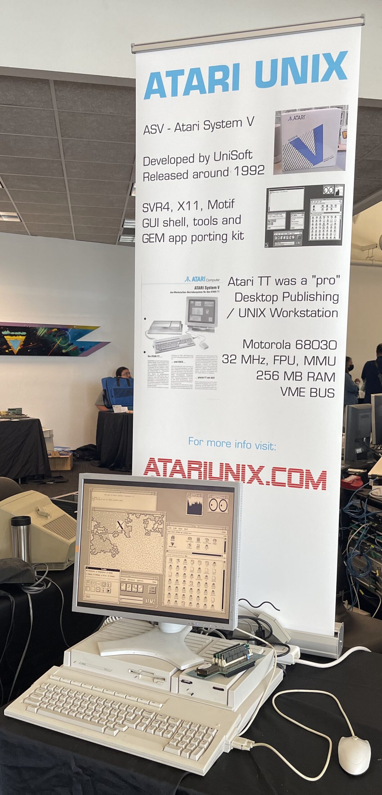 Atari System V UNIX (ASV) virtualized under Hatari | Virtually Fun